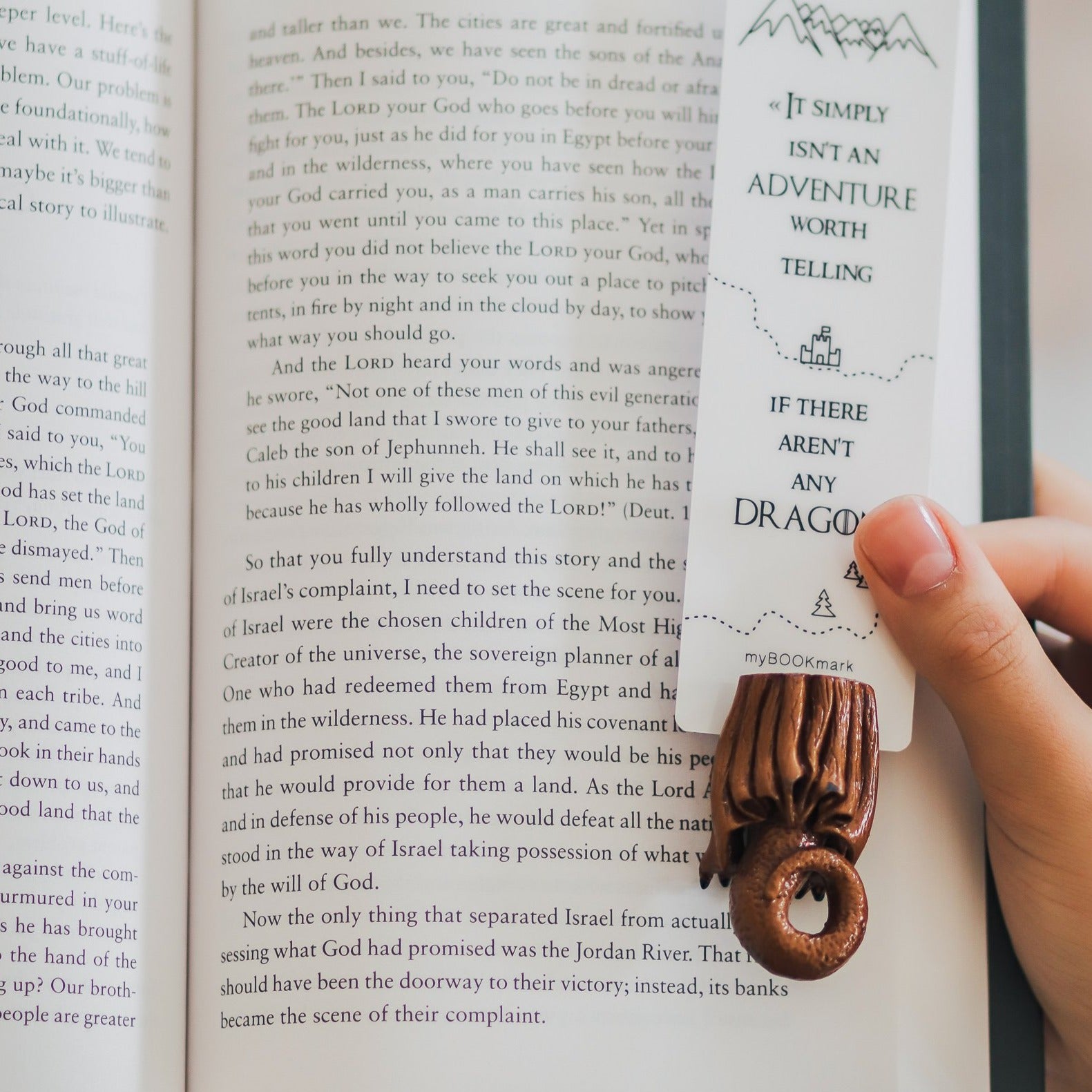 Brown Dragon Handmade Bookmark – MyBOOKmark