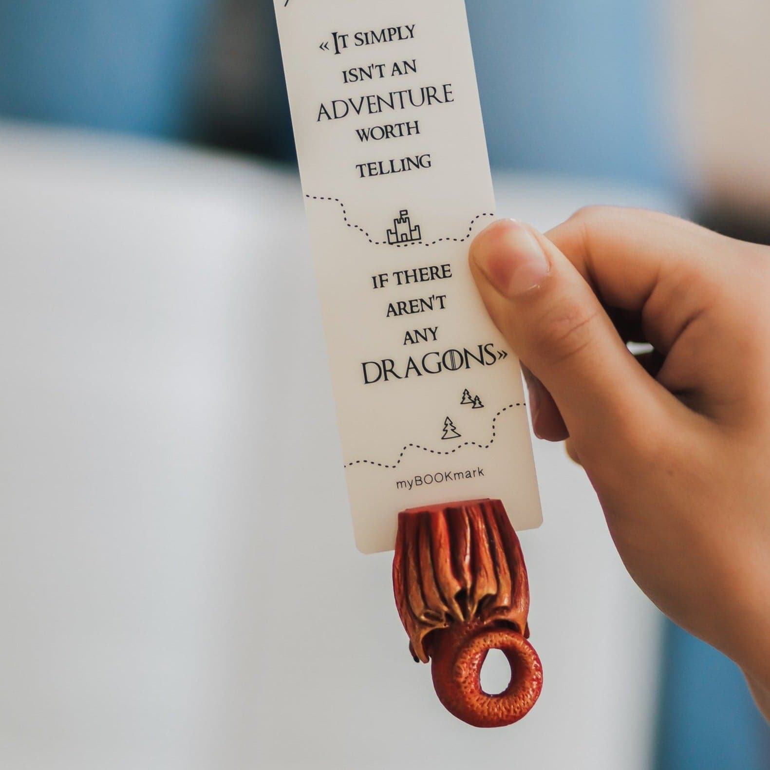 Red Dragon Handmade Bookmark – MyBOOKmark